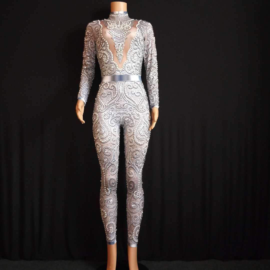 Angel CRYSTALS bodysuit with detachable train White – MY BEST FASHION DEALS